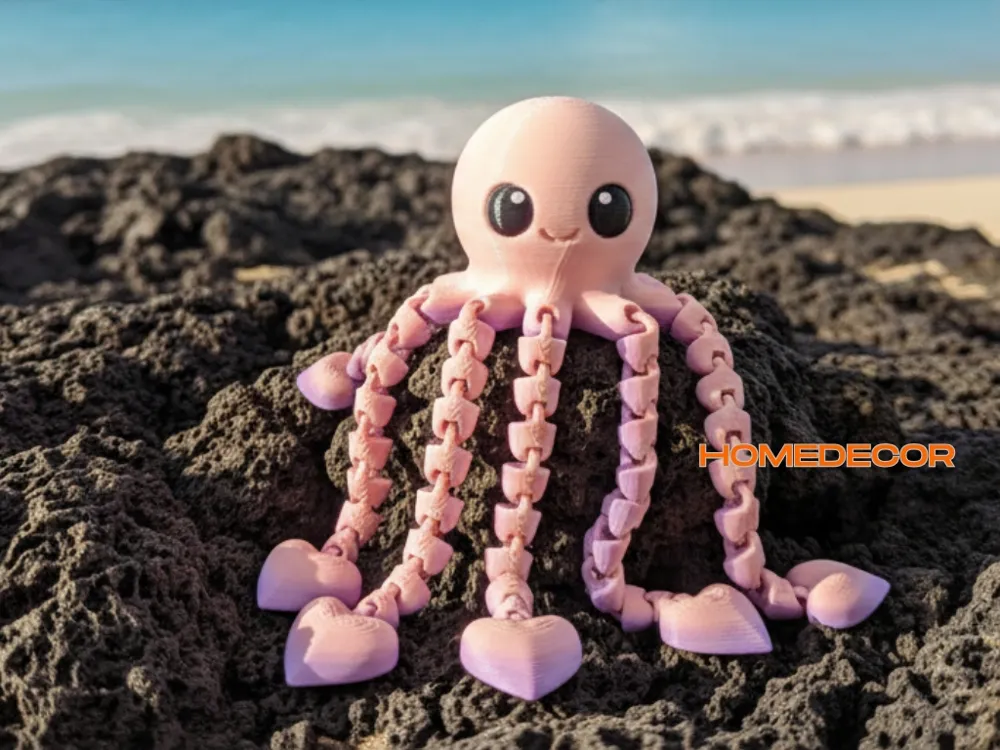Cute Octopus Articulated by HomeDecor MakerWorld: Download Free 3D Models