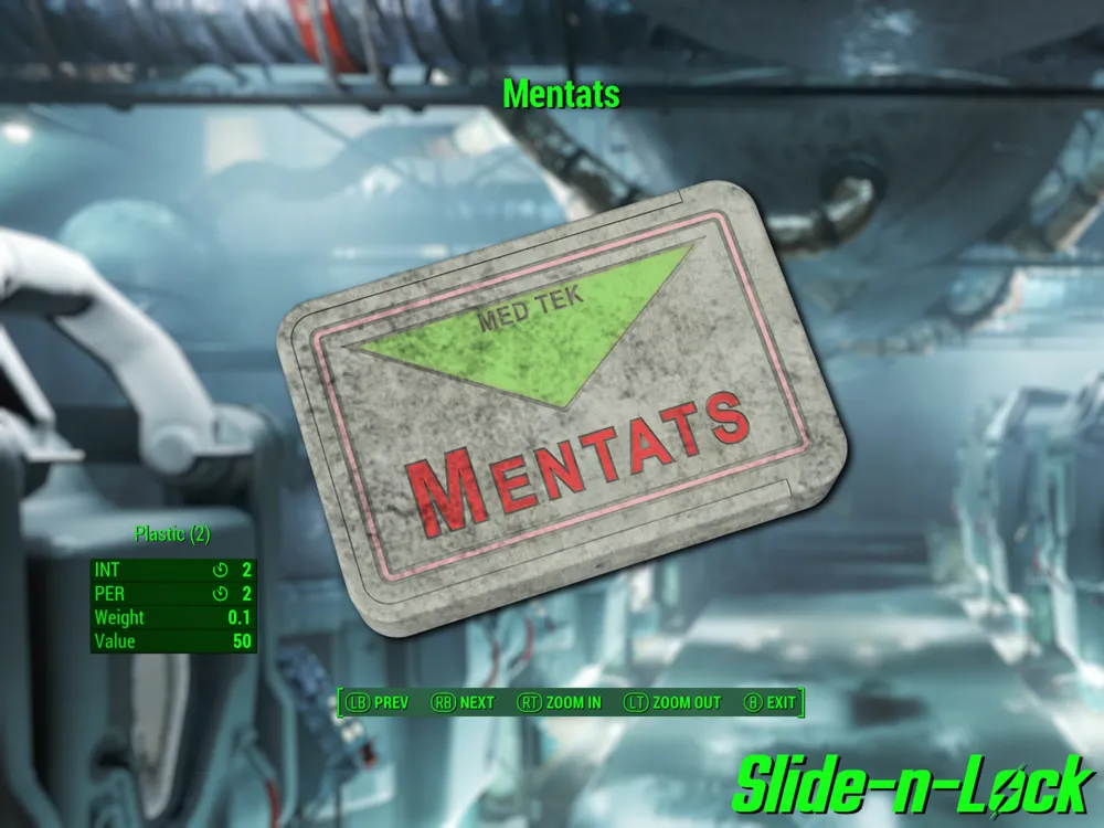 Fallout Mentats Box ft. Slide-n-Lock by ExtremeElementz - MakerWorld