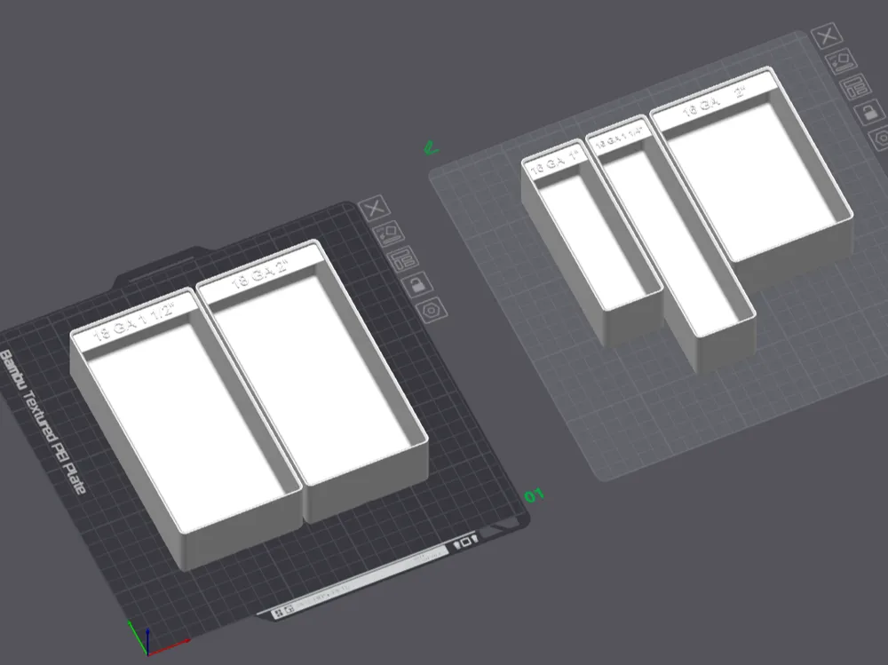 Gridfinity Brad Nail Storage Bins Remixed by vmitravelingteacher - MakerWorld