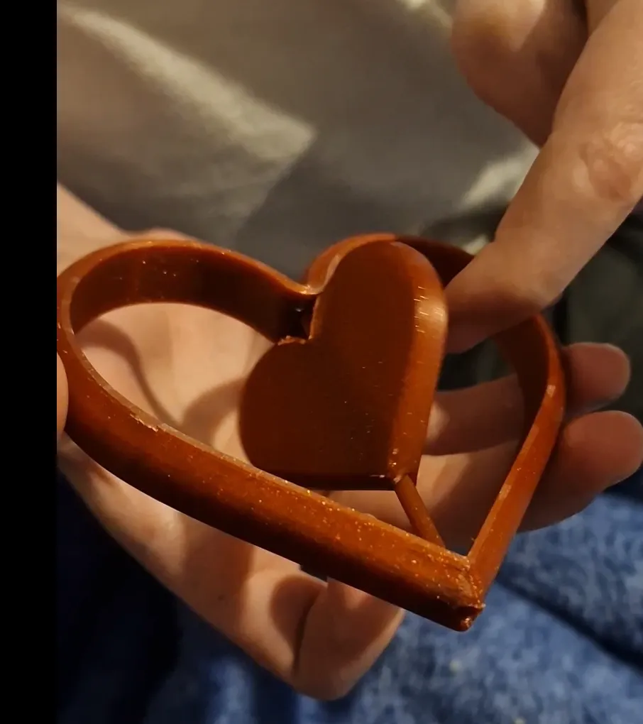 love heart fidget spinner by pixel prints - MakerWorld