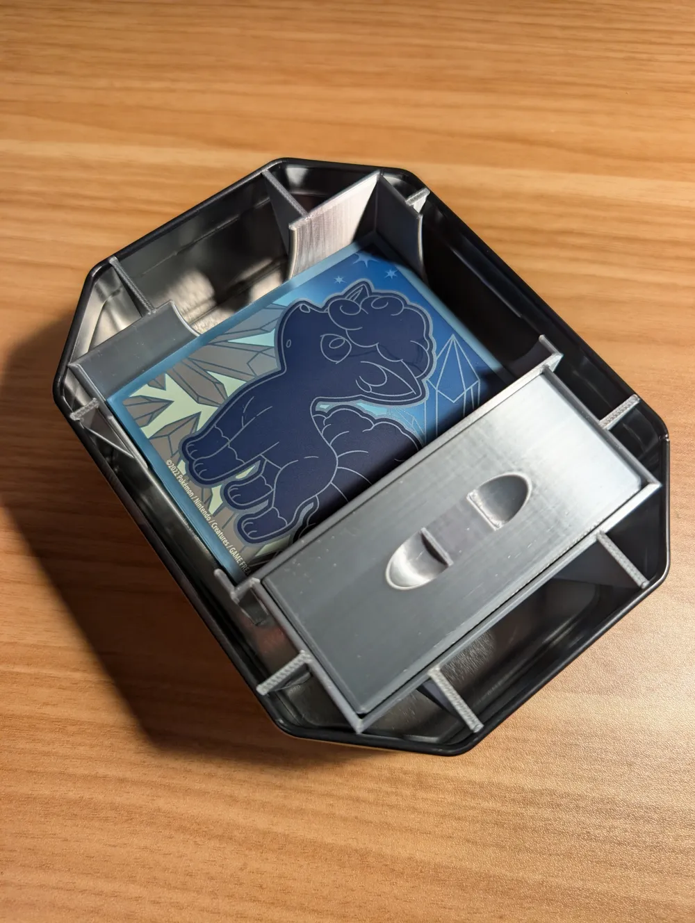 Octagonal Pokemon Tin Deckbox Insert - Free 3D Print Model - MakerWorld