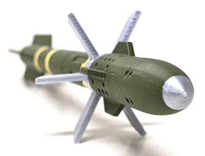 Missile Pen | Iconic Bladed Hellfire R9X 'Ginsu' by Rexi LabsMakerWorld ...