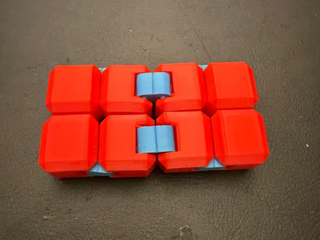 Infinity fidget cube TPU with PLA connectors Remixed by dnz4ewer ...
