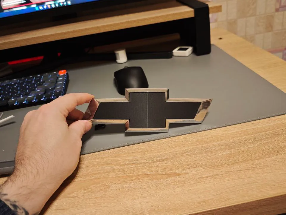 Chevrolet Emblem Overlay / Logo Color Refiner - Free 3D Print Model ...