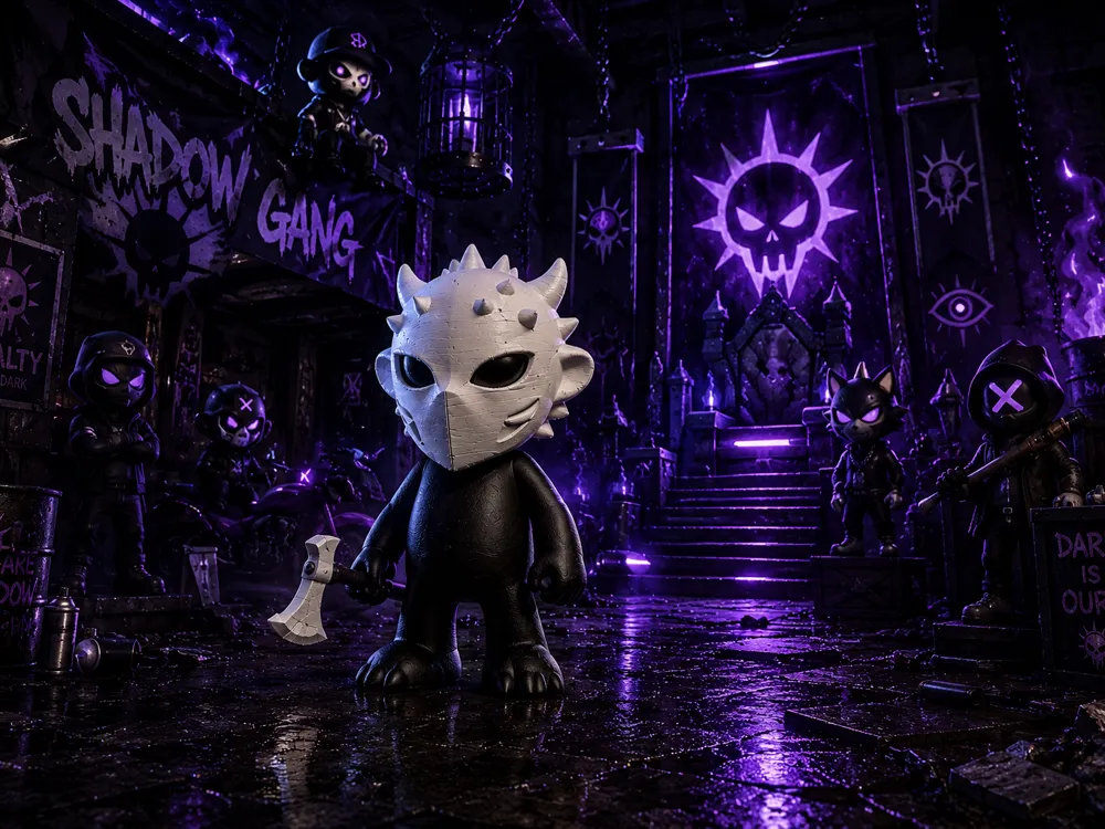 Skarn The mysterious Shadow Fighter - Free 3D Print Model - MakerWorld