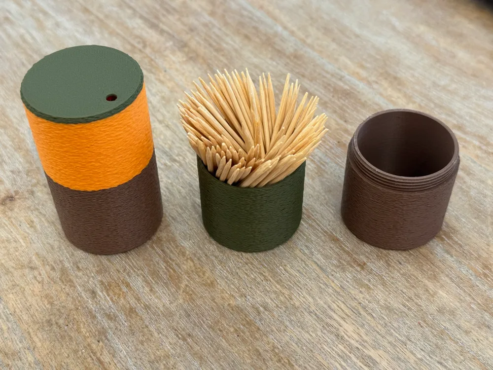 Toothpick Box - Free 3D Print Model - MakerWorld