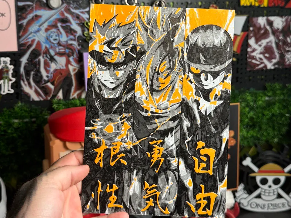 Naruto Luffy Goku Hue Forge by Printwarrior - MakerWorld