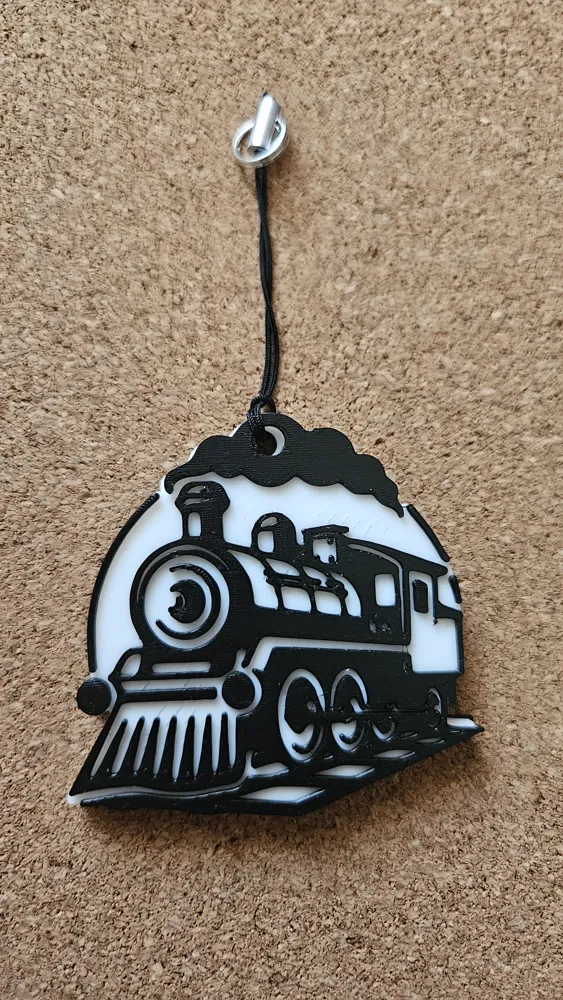 locomotive - keychain - Free 3D Print Model - MakerWorld