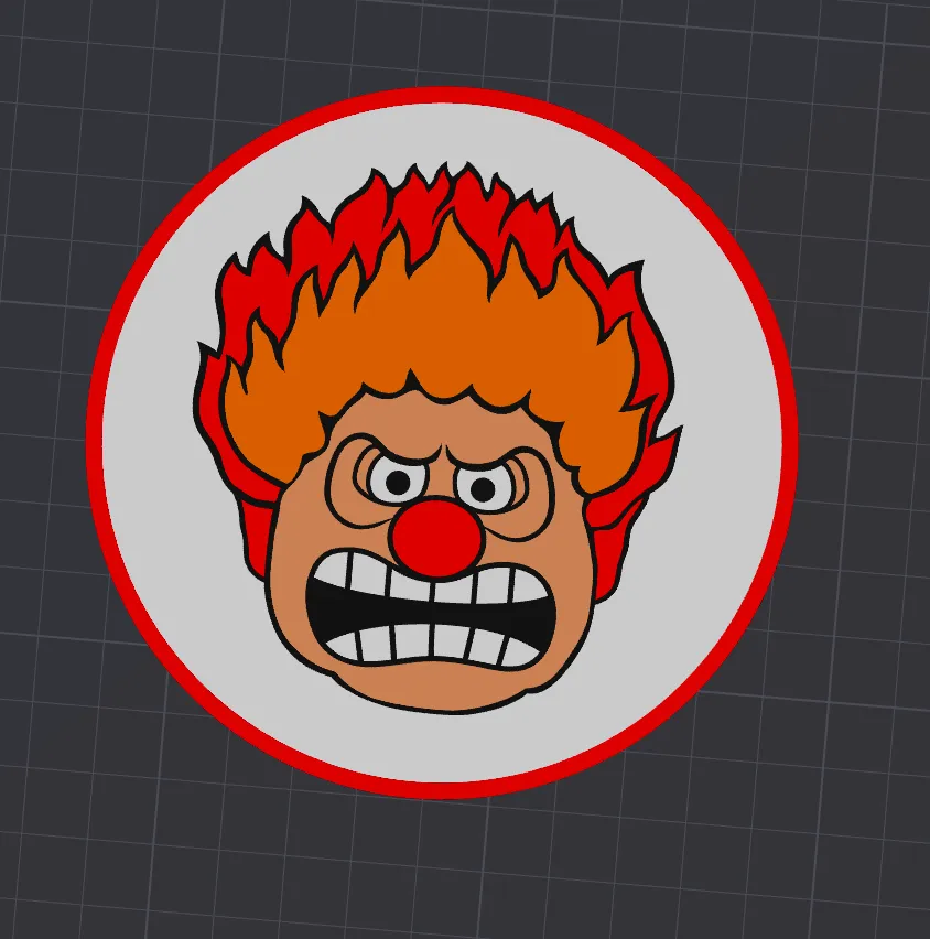Mr Heat miser Coaster by Atyourleasureprints - MakerWorld