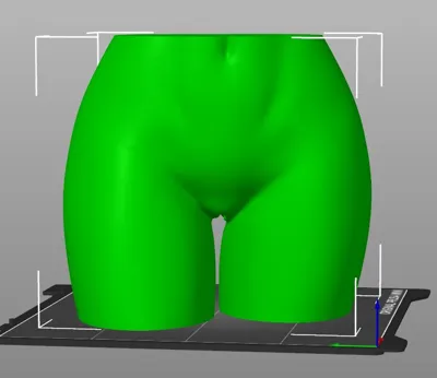 Peachy Ass - NSFW - splendid woman naked bottom by Olle3D - MakerWorld