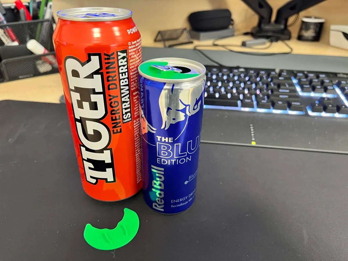 Rotating cover for soda can openings. - Free 3D Print Model - MakerWorld
