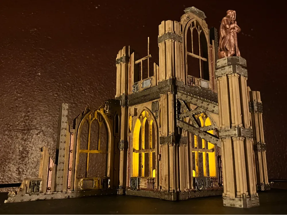 Wargame Terrain Imperial Building Ruin One by Wernstrom Designs ...