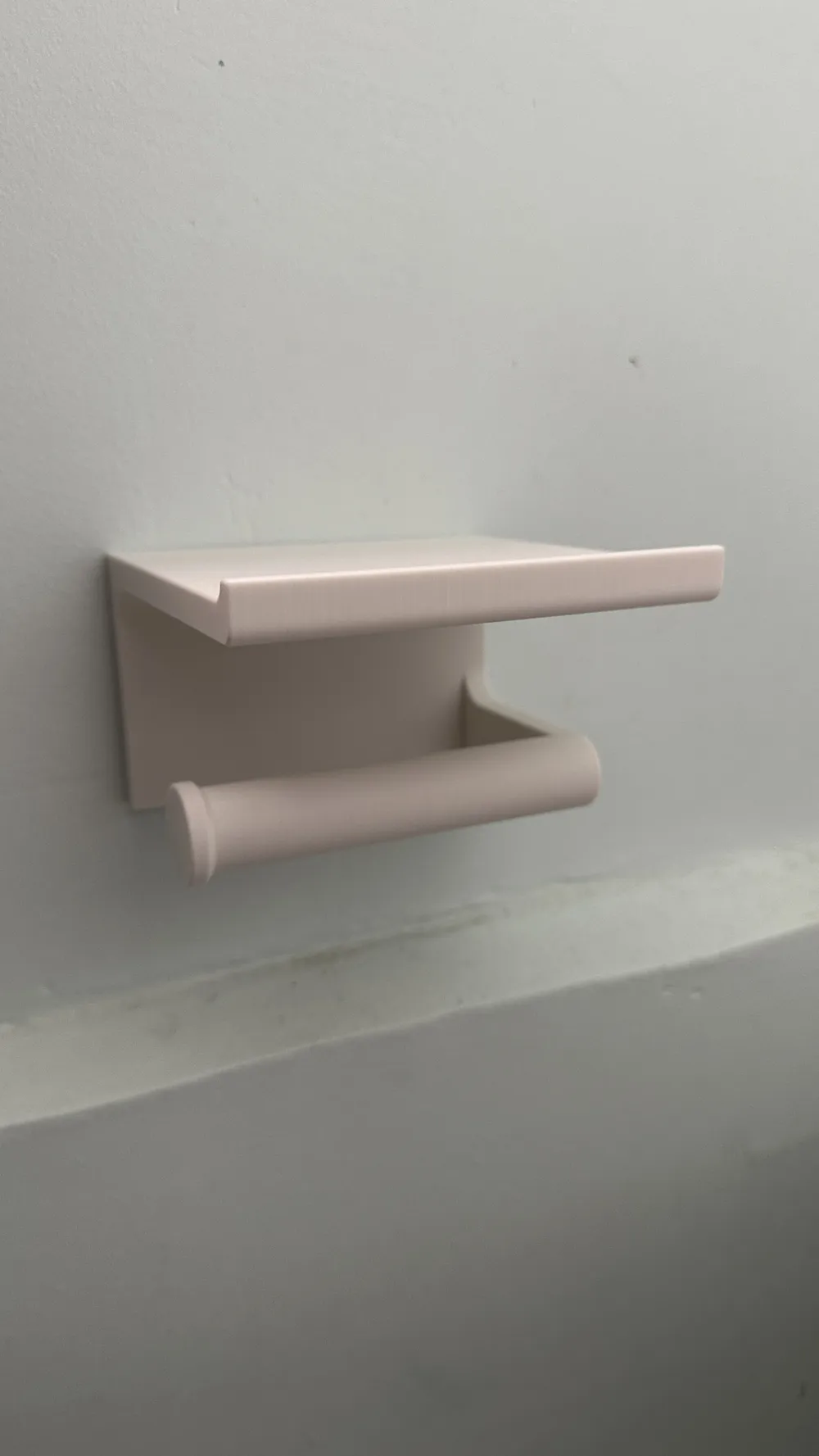 Toile Paper Roll Shelf Using Command Strips - Free 3D Print Model ...