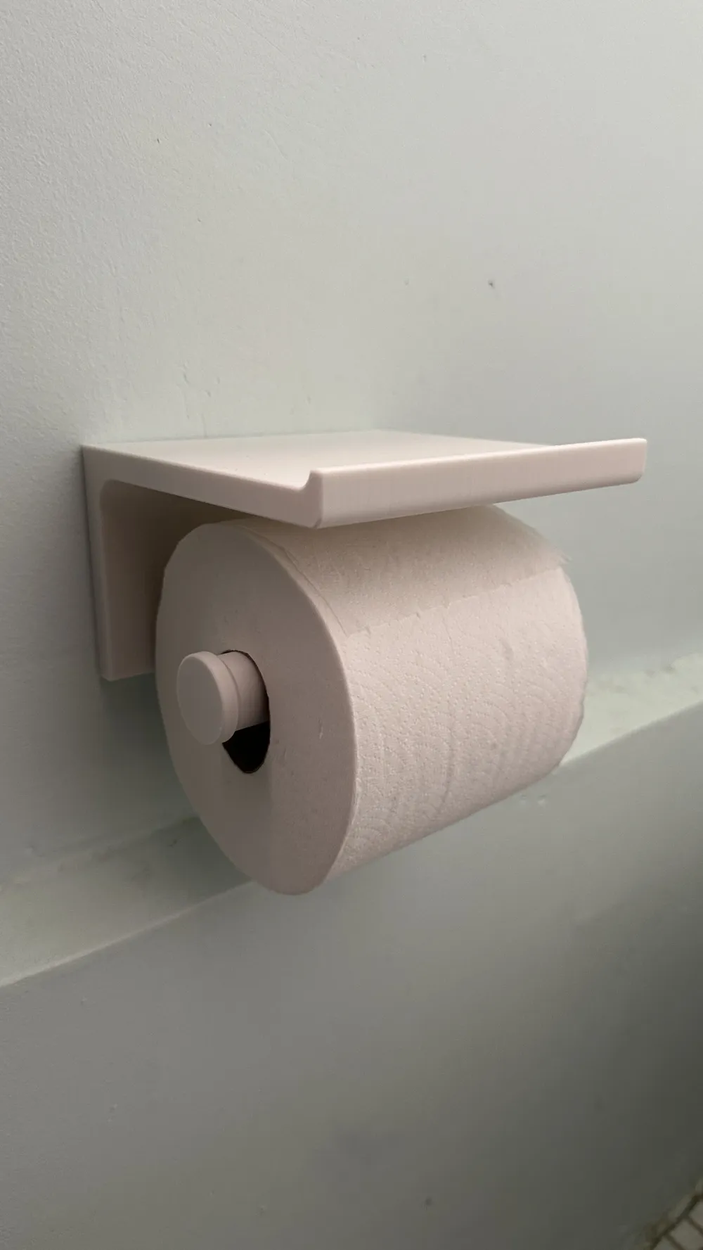 Toile Paper Roll Shelf Using Command Strips - Free 3D Print Model ...