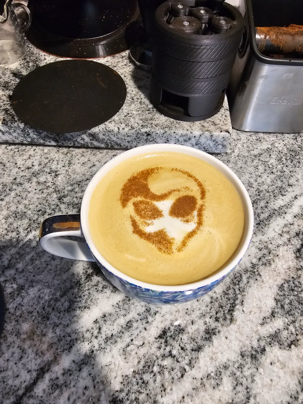 Perfect Alien Latte Art Stencil by Perfect PrintsMakerWorld: Download ...