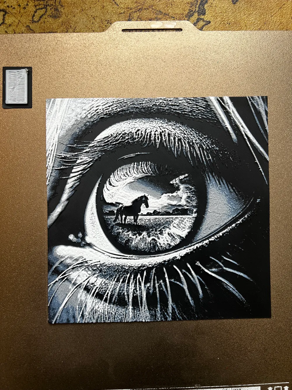 The horse's eye HueForge by Roberto Salvi - MakerWorld