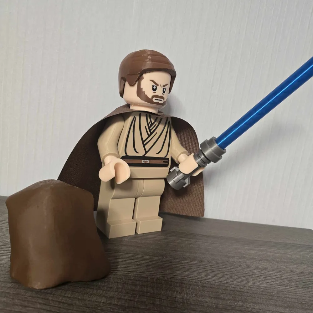 Obi Wan * Star Wars * 500% ~22 cm - Free 3D Print Model - MakerWorld