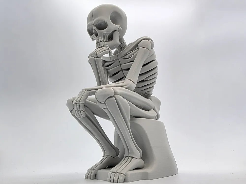 The Skeleton Thinker - Free 3D Print Model - MakerWorld