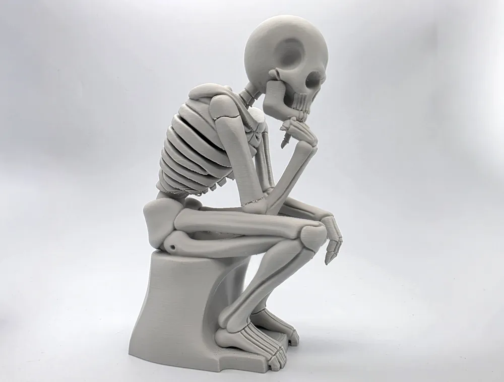 The Skeleton Thinker - Free 3D Print Model - MakerWorld