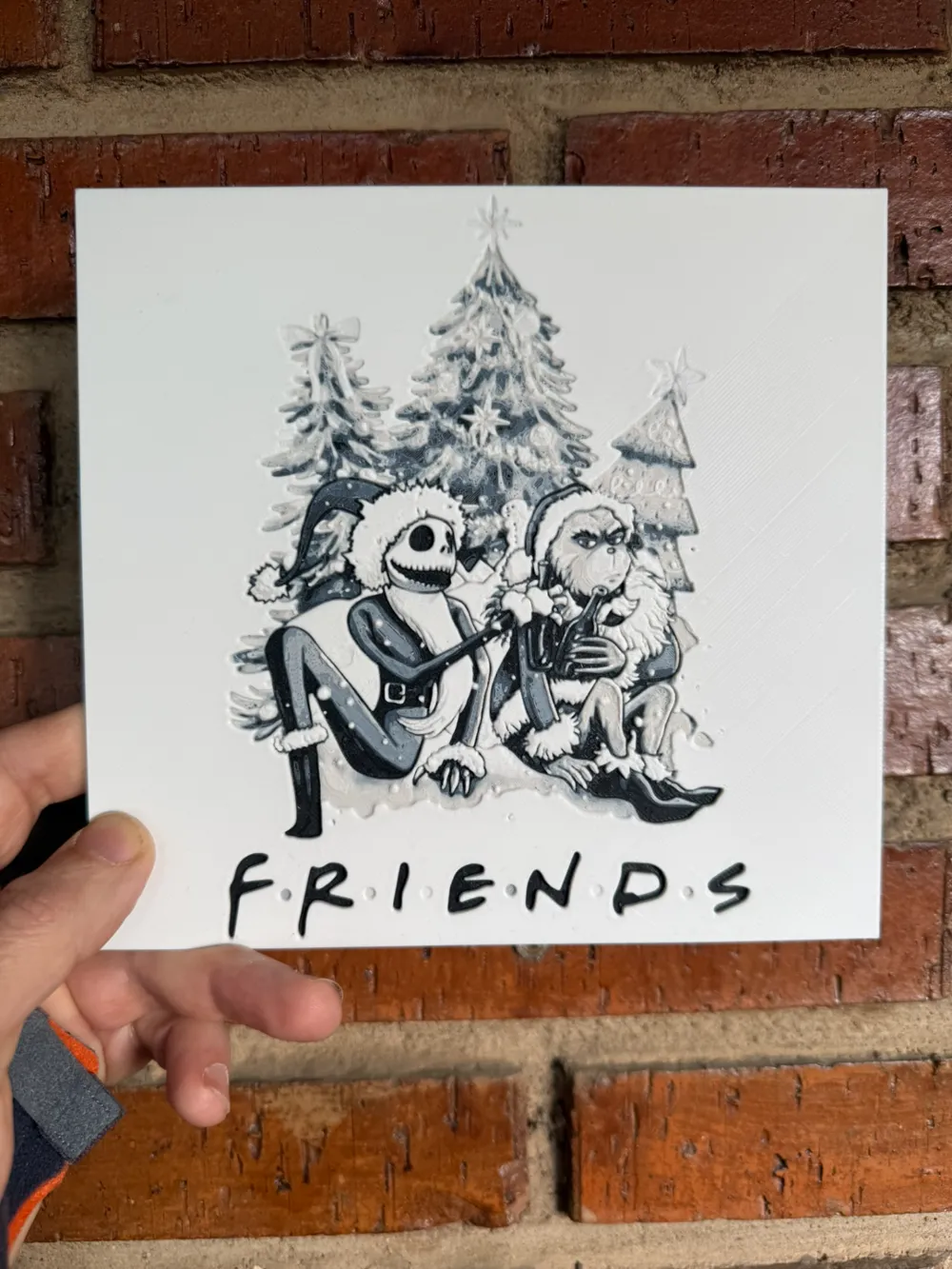 Jack Skellington and grinch Christmas hueforge by Mysstra hueforge ...