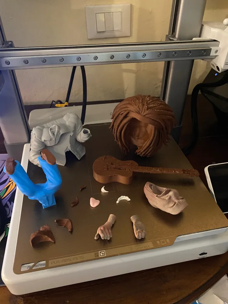 Bob Marley with and without AMS - Free 3D Print Model - MakerWorld