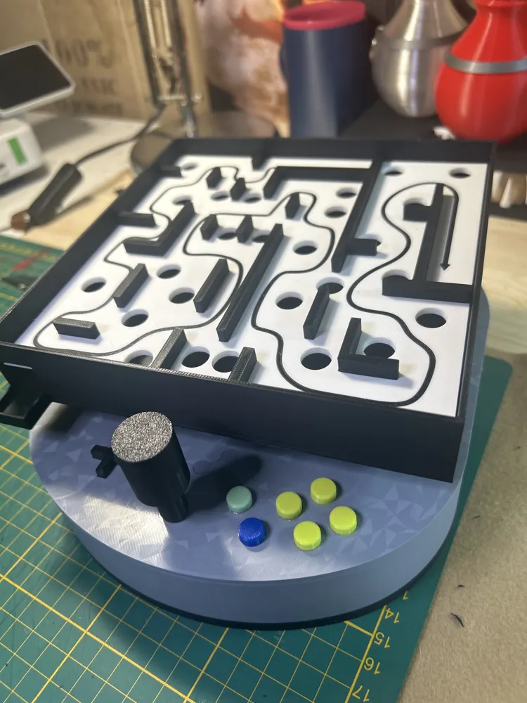 Joystick Maze Game by La Forge d’Orion MakerWorld: Download Free 3D Models