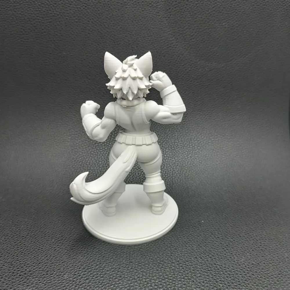 Feral Grace – Sexy Fox Furry Warrior - Free 3D Print Model - MakerWorld