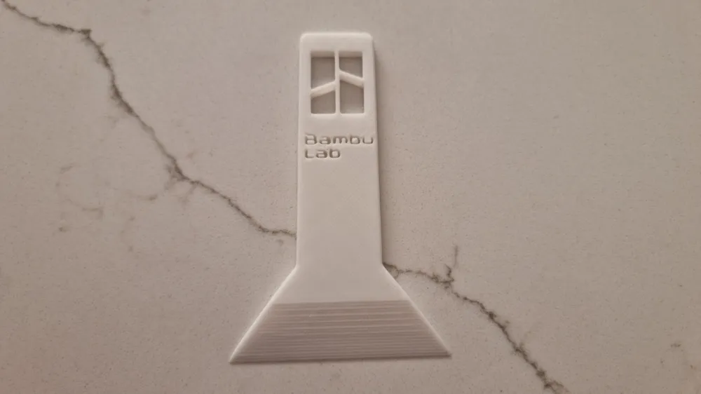 Ultra Sharp Bambu Lab Bed Scraper by JC Designs MakerWorld: Download ...
