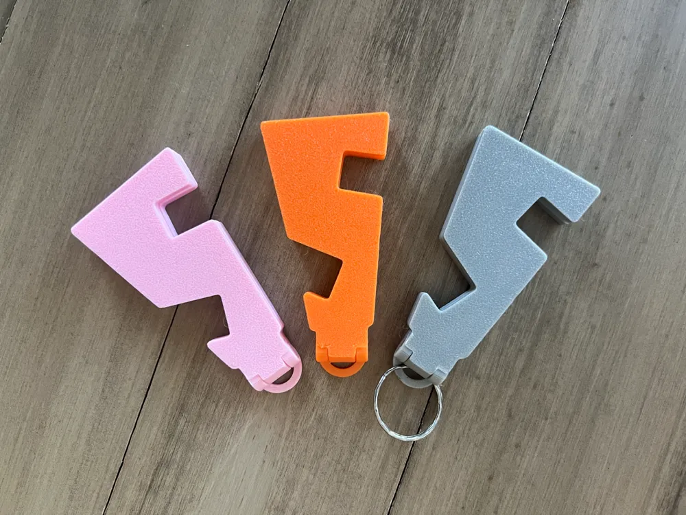 Foldable Keychain Phone Stand by Desert Tech Corner - MakerWorld
