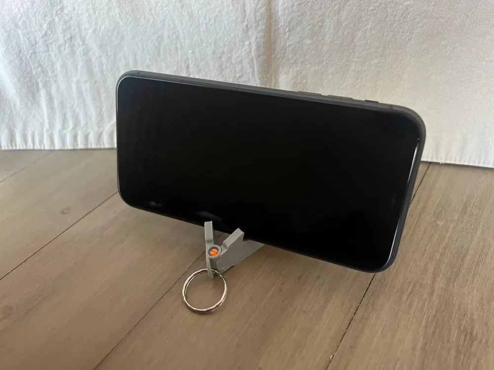 Foldable Keychain Phone Stand by Desert Tech Corner - MakerWorld