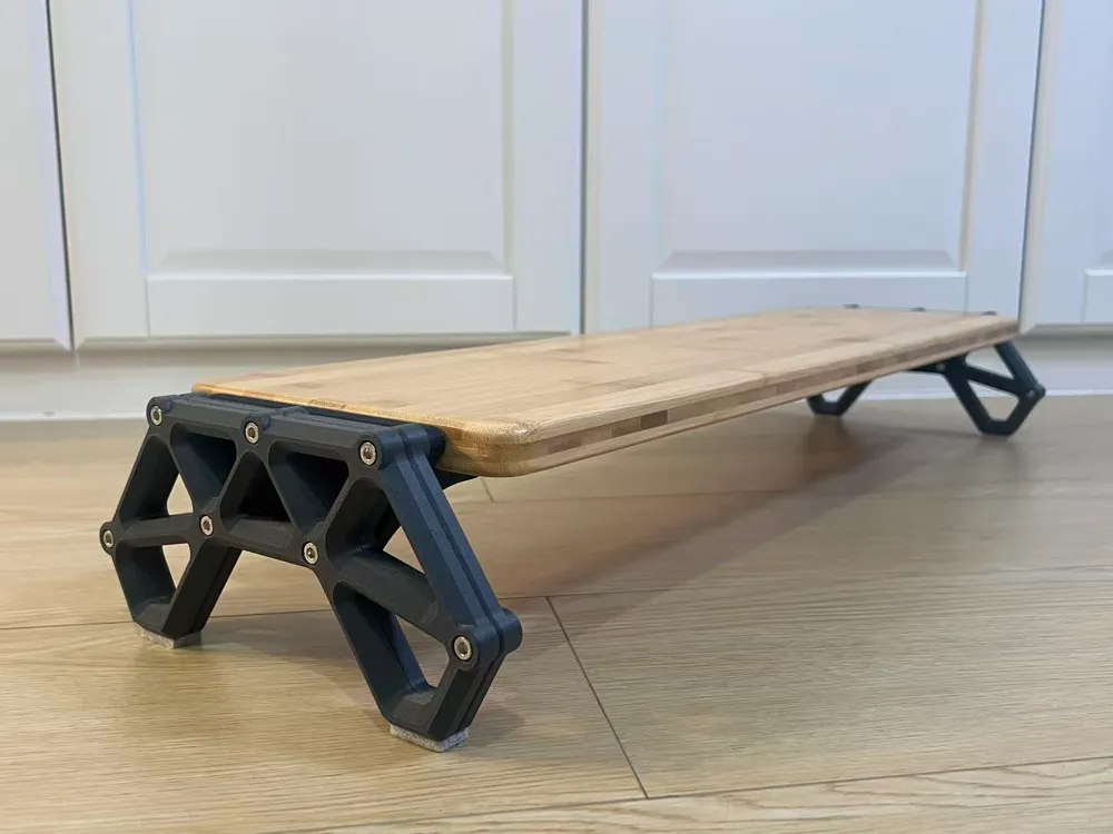 industrial style monitor stand - Free 3D Print Model - MakerWorld