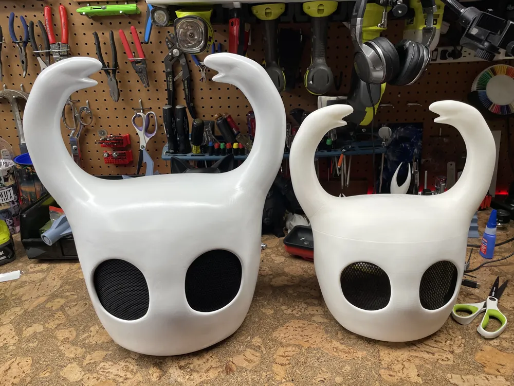 Hollow Knight Mask Split into parts - Larger 122% Remixed by Patrickitron MakerWorld: Download ...