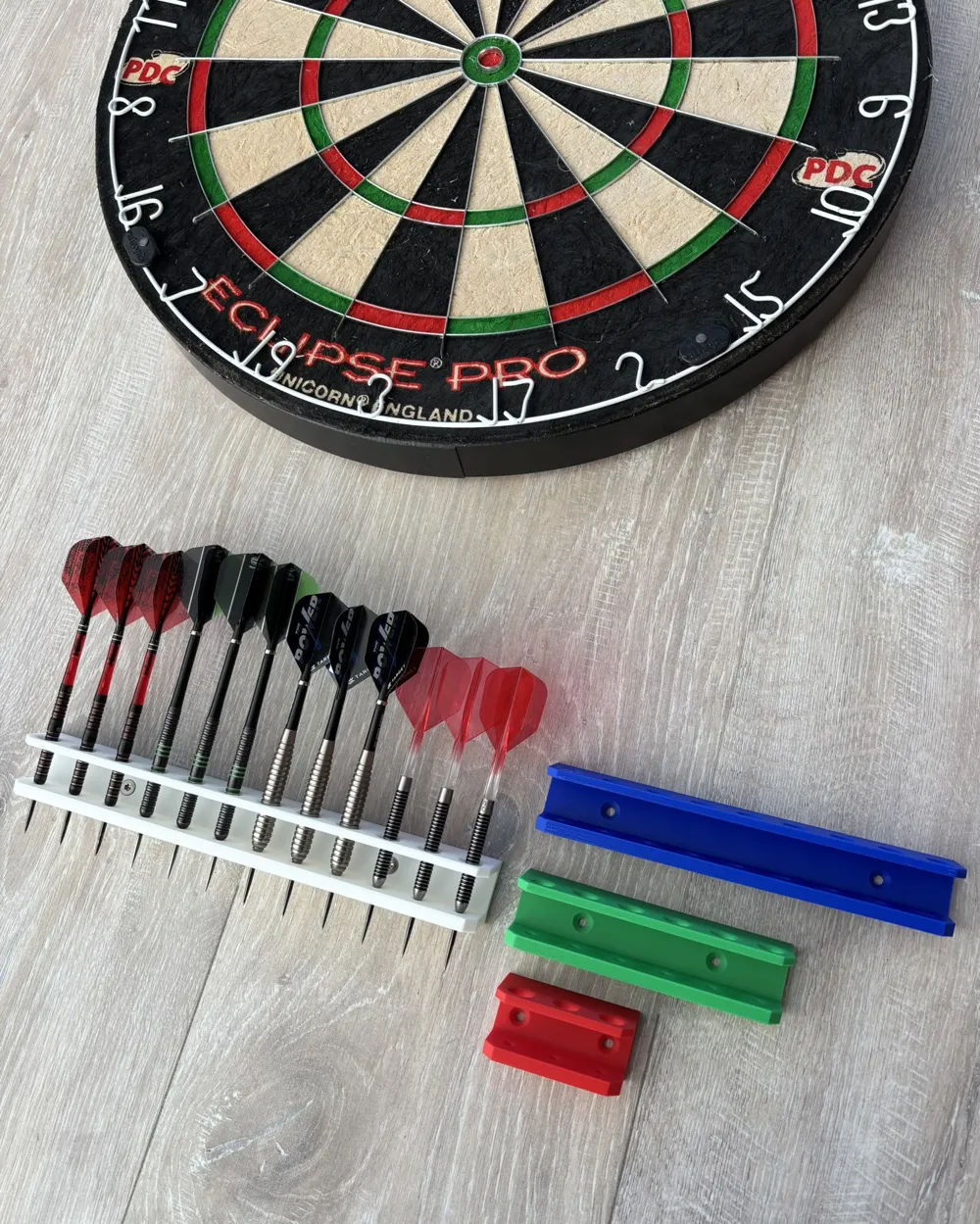 12 Darts Wall Holder - Free 3D Print Model - MakerWorld