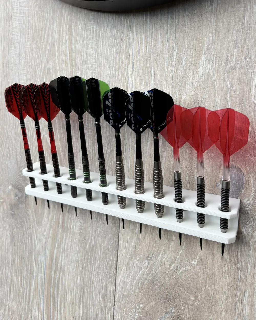 12 Darts Wall Holder - Free 3D Print Model - MakerWorld