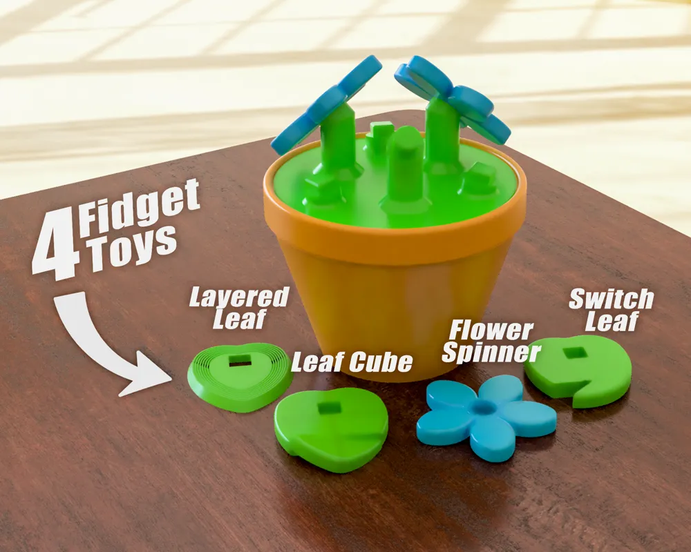 Fidget Flower by CreativeChance - MakerWorld