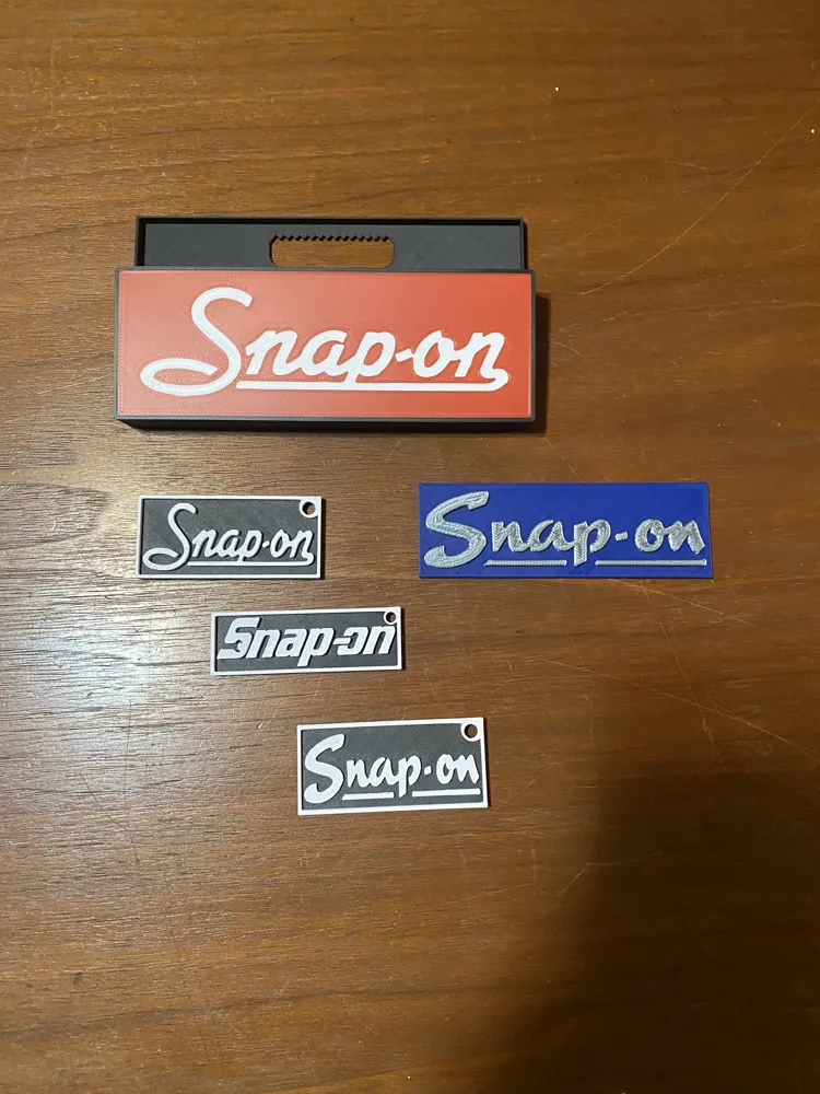 snap on tools vintage logo lightbox wall sign by Eric36 MakerWorld ...