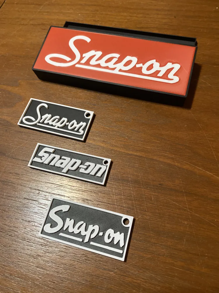 snap on tools vintage logo lightbox wall sign by Eric36 MakerWorld ...
