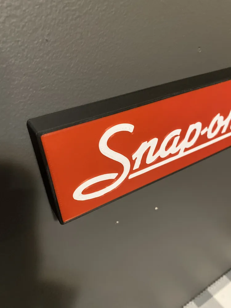 snap on tools vintage logo lightbox wall sign by Eric36 MakerWorld ...