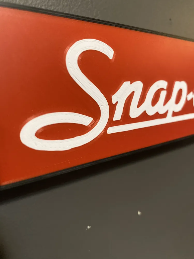 snap on tools vintage logo lightbox wall sign by Eric36 MakerWorld ...