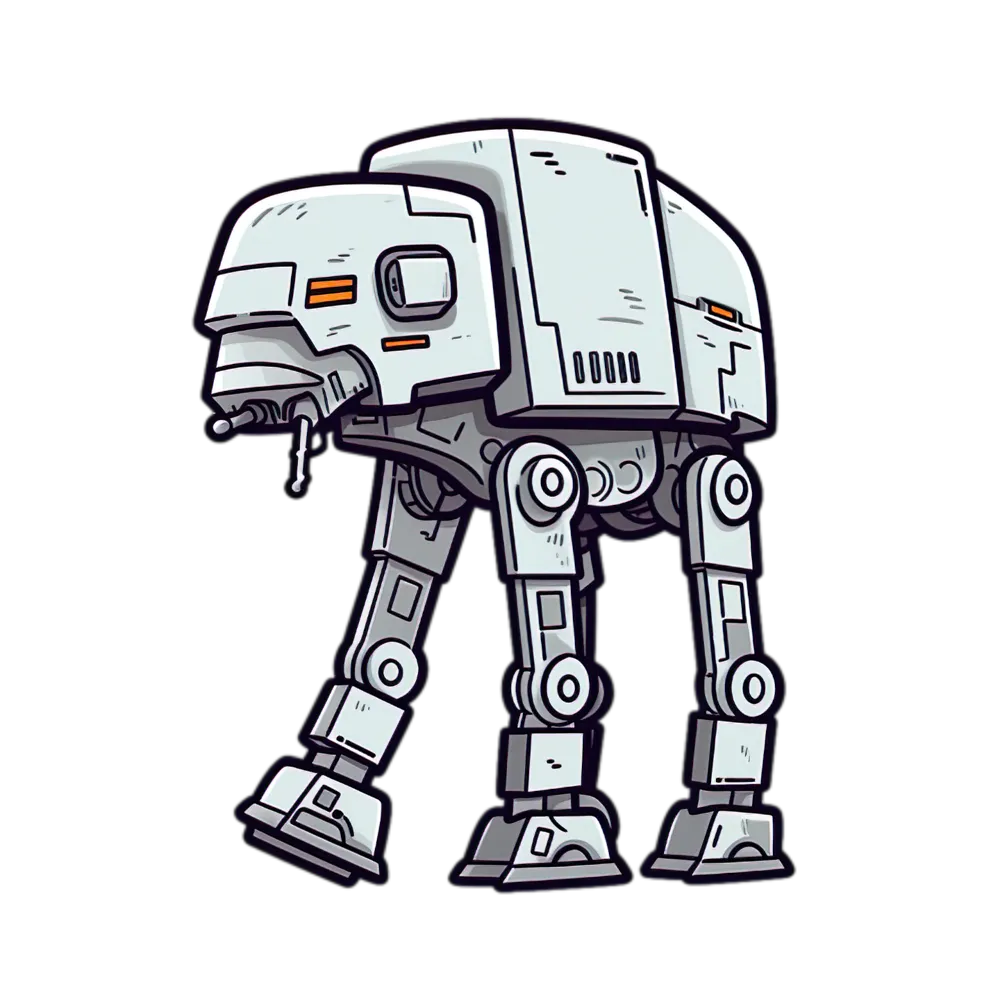 HueForge AT-AT Walker (All Terrain Armored Transport) multicolor by ...