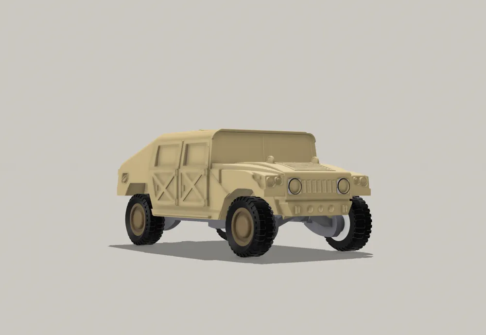 HumBee - HumVee - Hummer - Army - Free 3D Print Model - MakerWorld