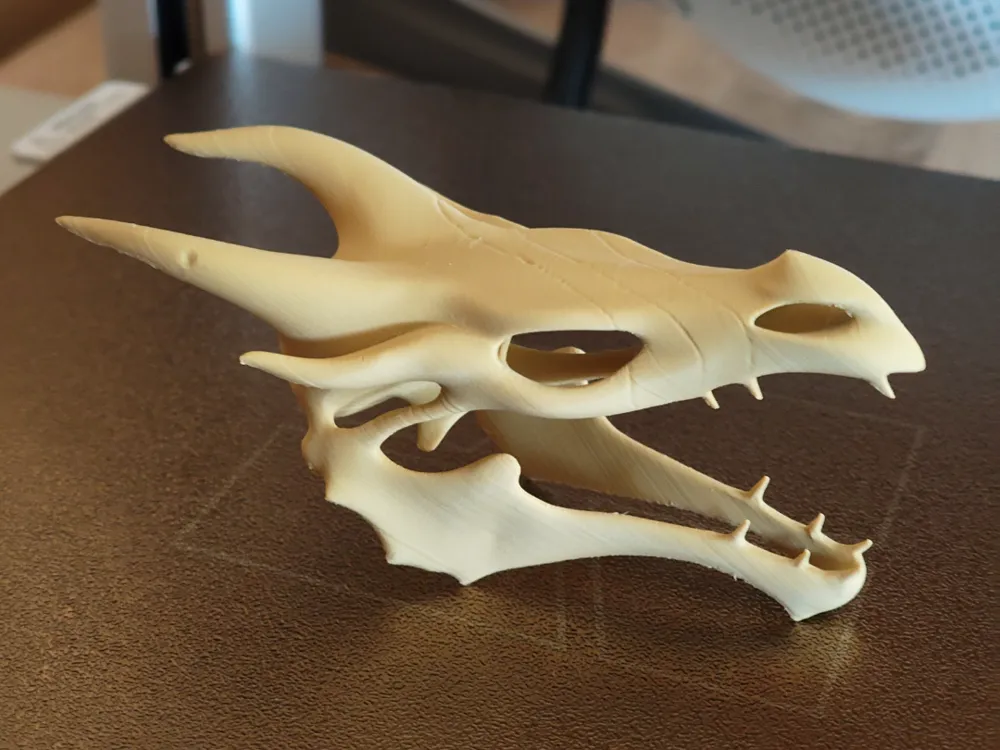 Skyrim Dragon Skull with Battle Scars Remixed by Tachyon Tamer ...