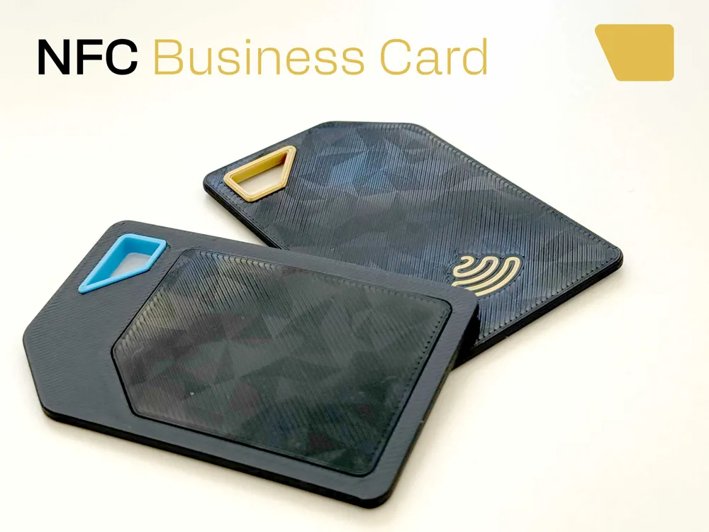 NFC Business Card Design - Free 3D Print Model - MakerWorld