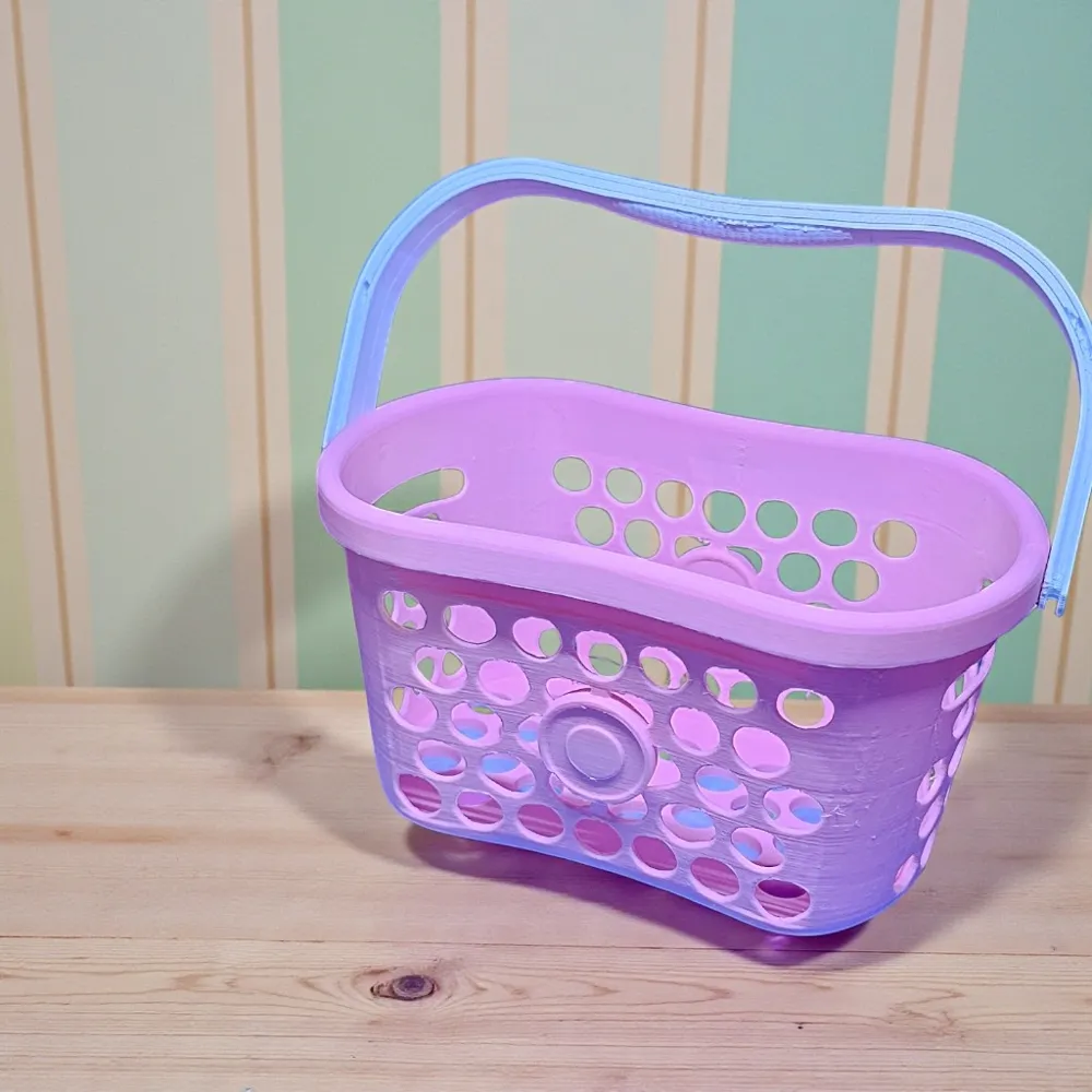 Viral Target Brand Mini Basket - Free 3D Print Model - MakerWorld