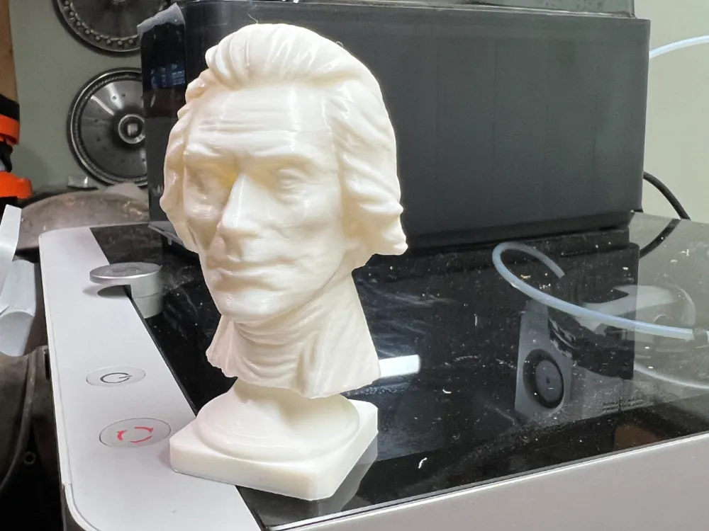 Bust of the 3rd U.S. President: Thomas Jefferson - Free 3D Print Model ...