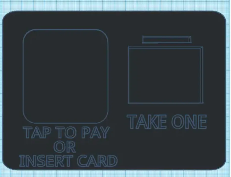 Dock for Square Reader Square Business Card Holder Remixed by ...
