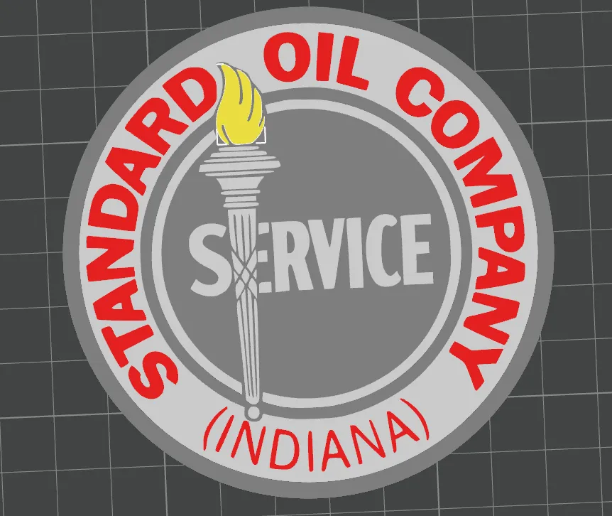 Standard Oil Gas Sign by rsnider2 - MakerWorld