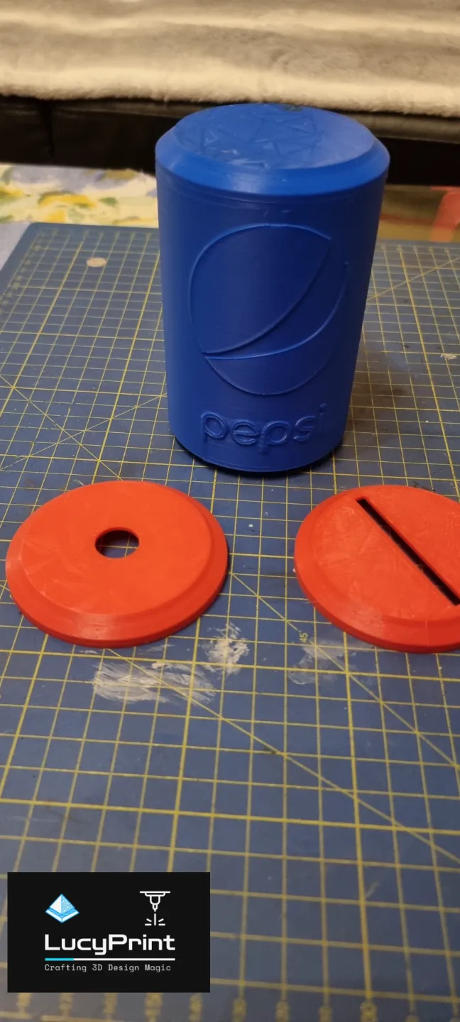 Pepsi can as a waste bin, insulin container or money box by LucyPrint ...