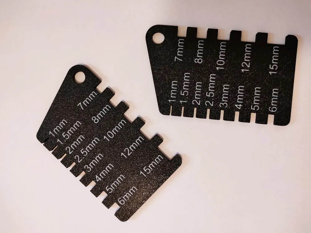 Simple material gauge. - Free 3D Print Model - MakerWorld