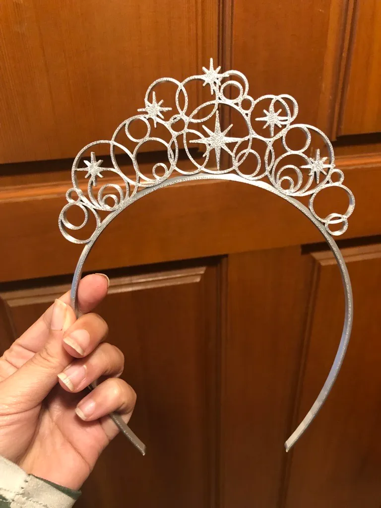 Glinda Crown headband (Wicked) by Nwahl173 MakerWorld: Download Free 3D ...